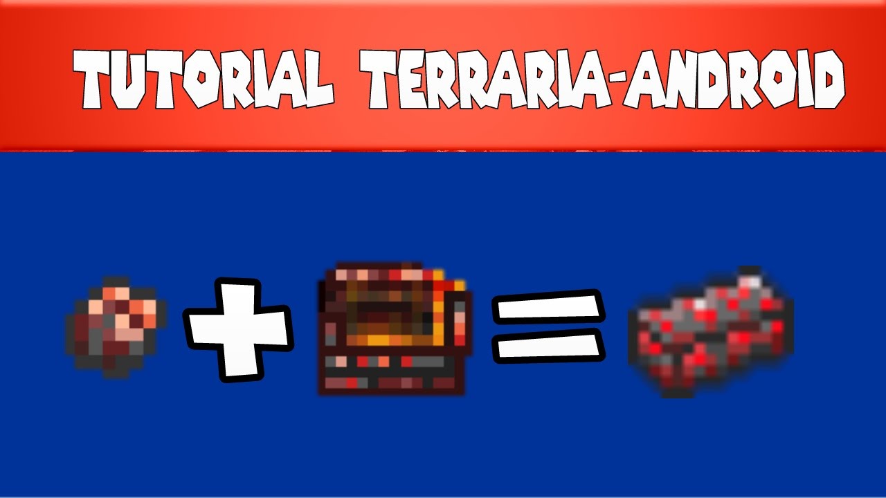 Terraria Android/Mobile - COMO CRIAR HELLSTONE BAR/BARRA INFERNAL - YouTube