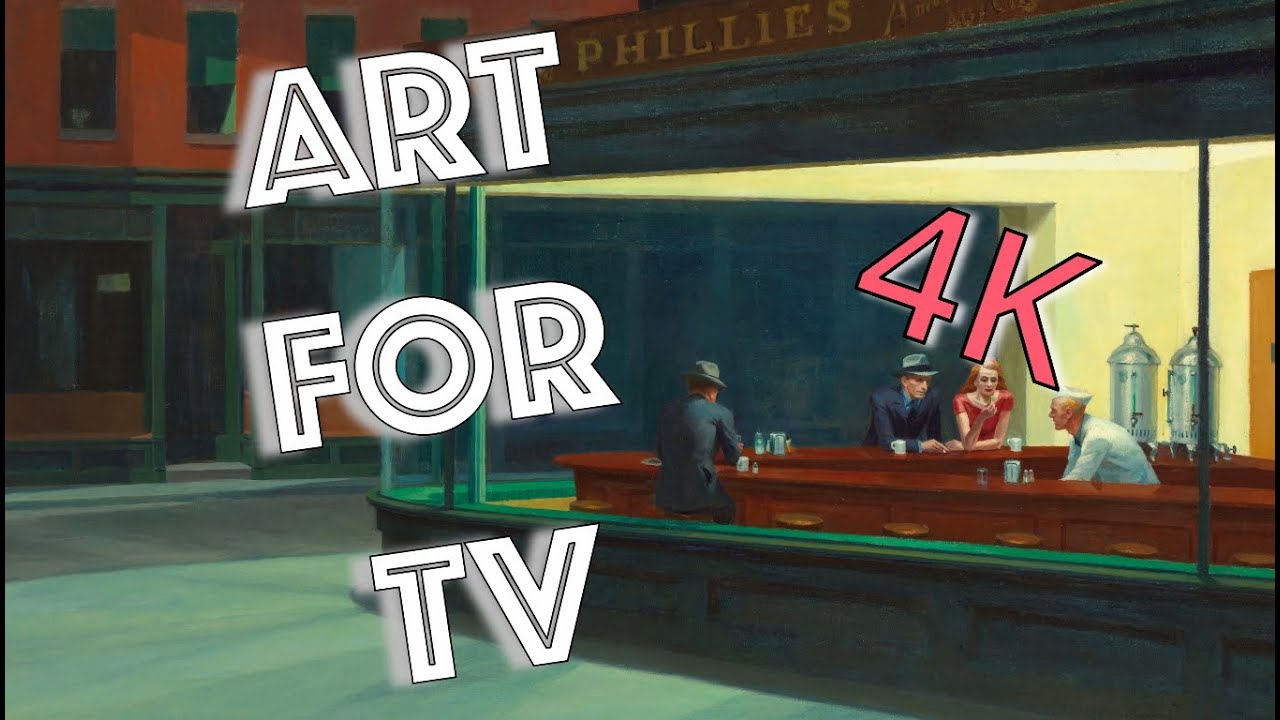 Cozy Art Gallery - Edward Hopper 4K Screensaver - 1 Hr - YouTube