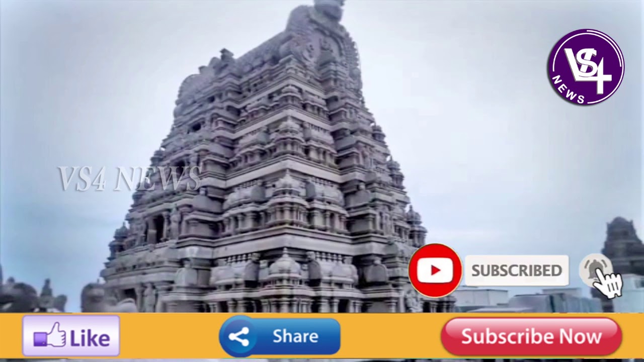 Yadadri Temple Aerial View| Yadagirigutta Temple Development Authority ...