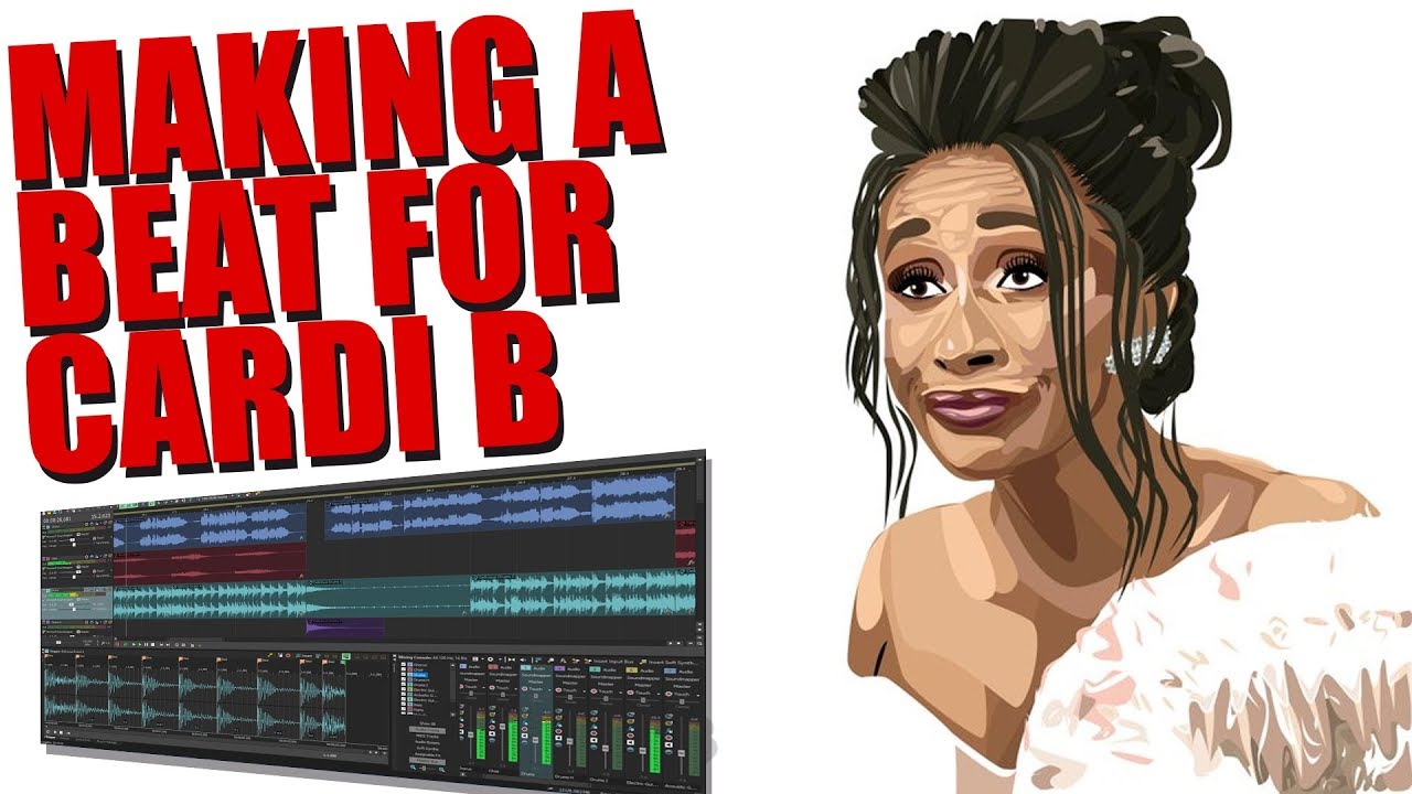 Making a Cardi B Type Beat / Making a Beat With Acid Pro - YouTube