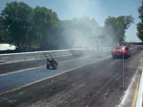 starting line crash - YouTube