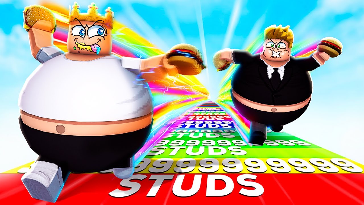 Racing as FASTEST FATTY In Roblox - YouTube