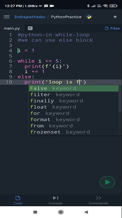 #python - we can use else block in #while_loop #Shorts #replit.com ...