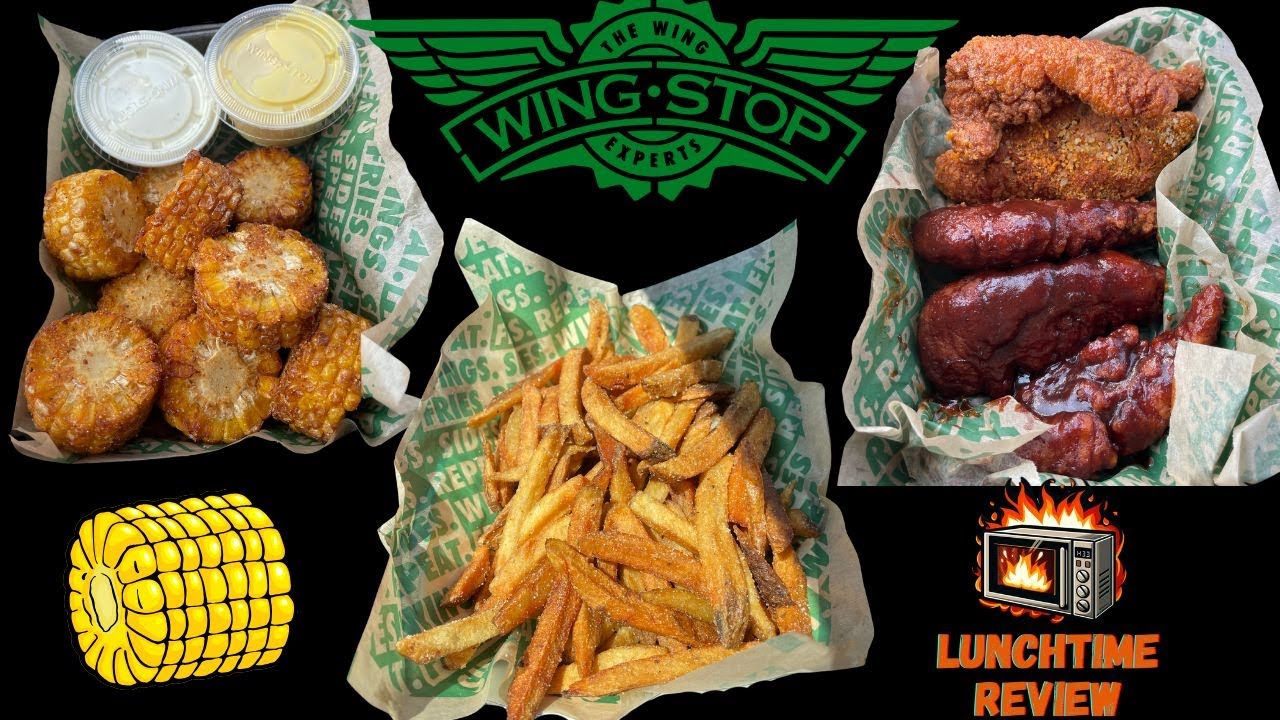 Eating Wingstop For The FIRST Time! Crispy Tenders with 2 Seasonings ...