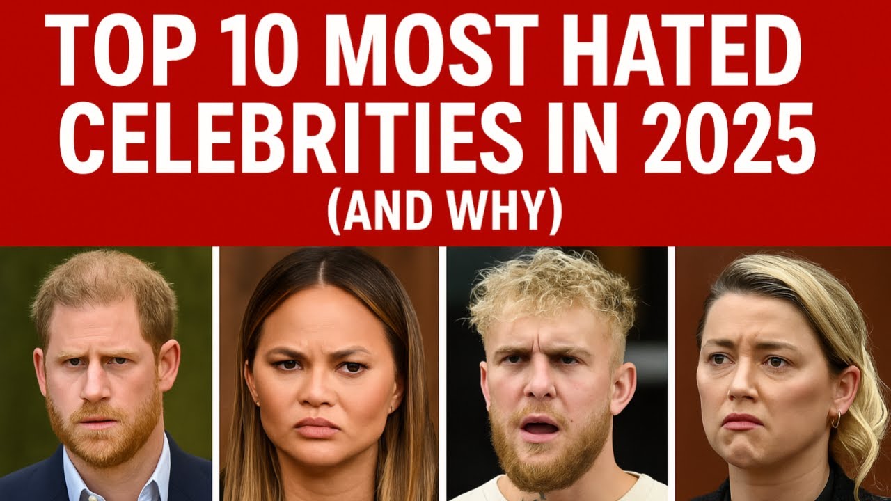 Top 10 Most Hated Celebrities in 2025 (And Why) - YouTube