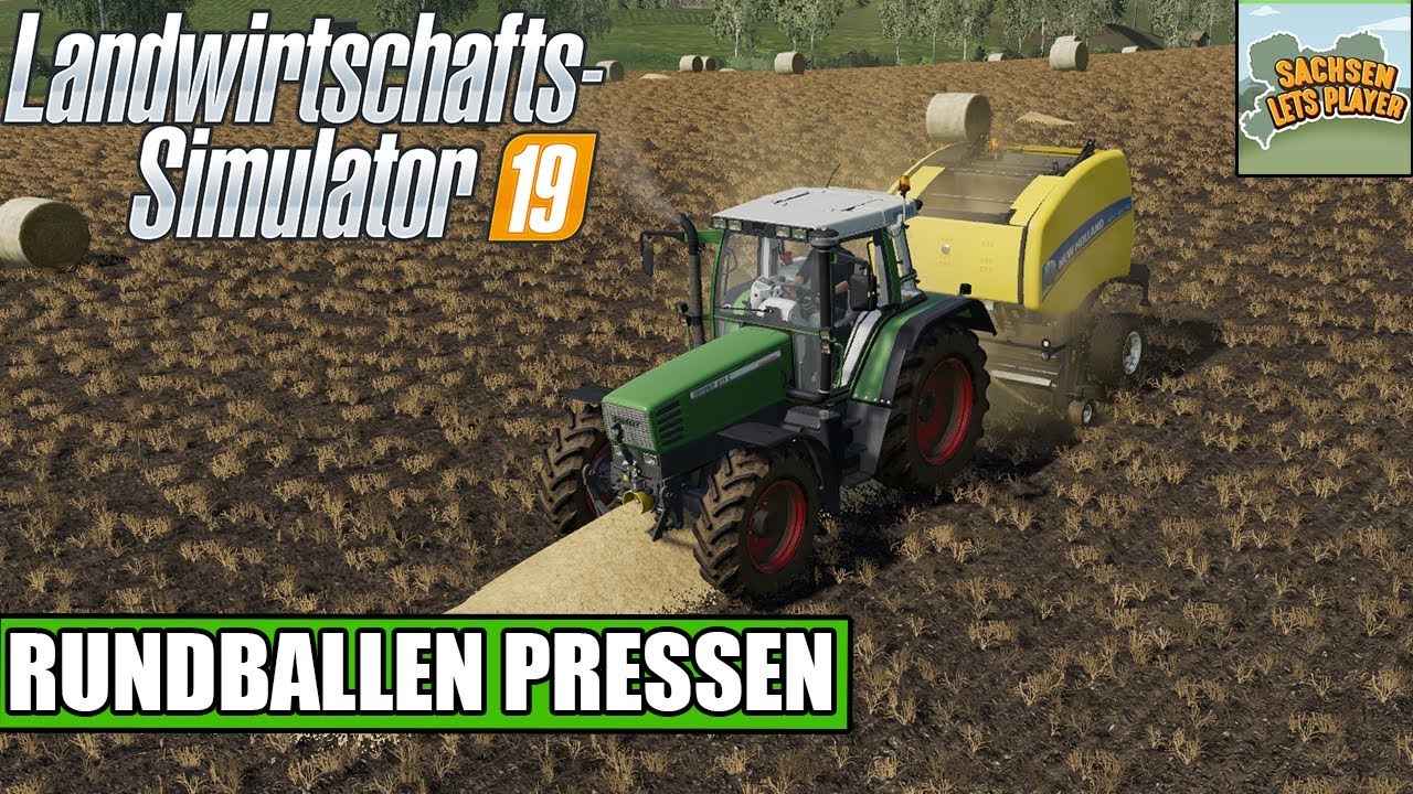 LS19 Tierfarm #03 Rundballen pressen Landwirtschafts Simulator 19 ...