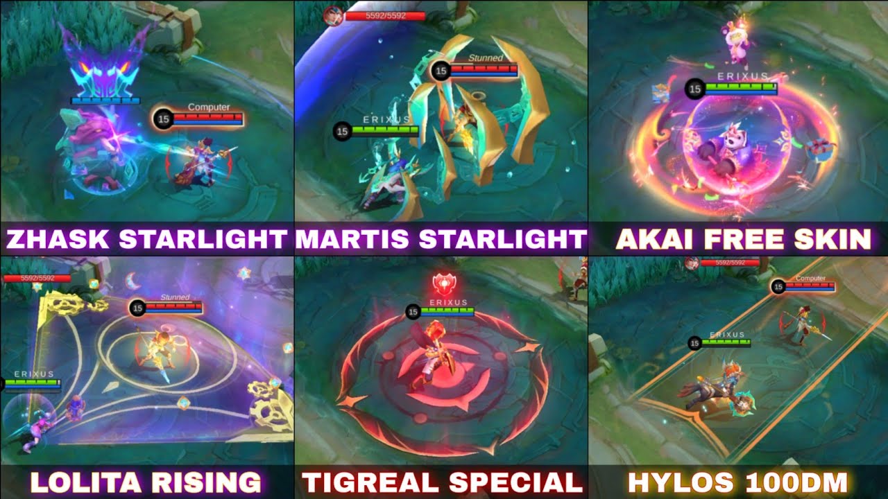 GAMEPLAY AKAI FREE EPIC SKIN, STARLIGHT MARTIS & ZHASK, HYLOS FIRST ...