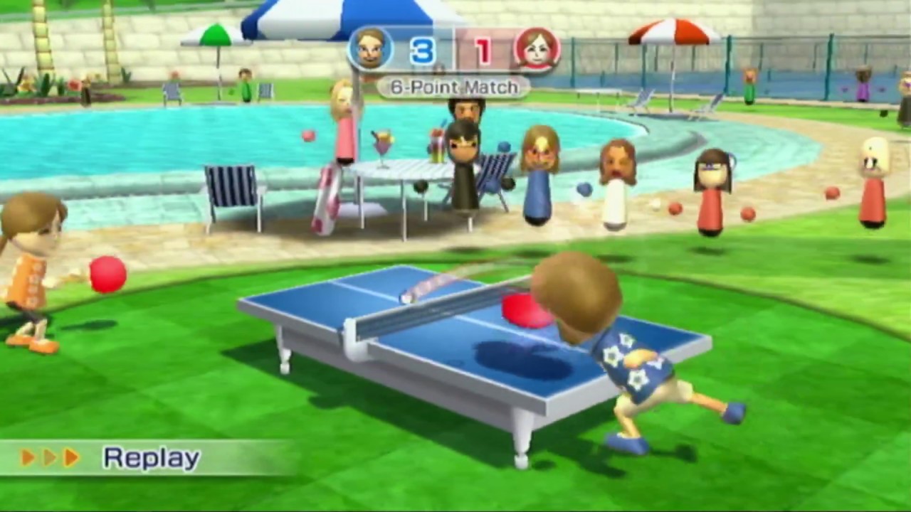 Beating Lucia In Wii Sports Resort - YouTube