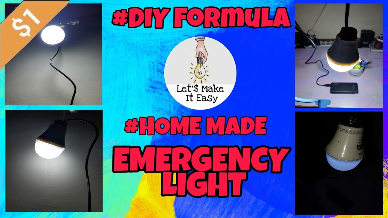 DIY Emergency Light | How to make Emergency Light At Home | इमरजेंसी ...