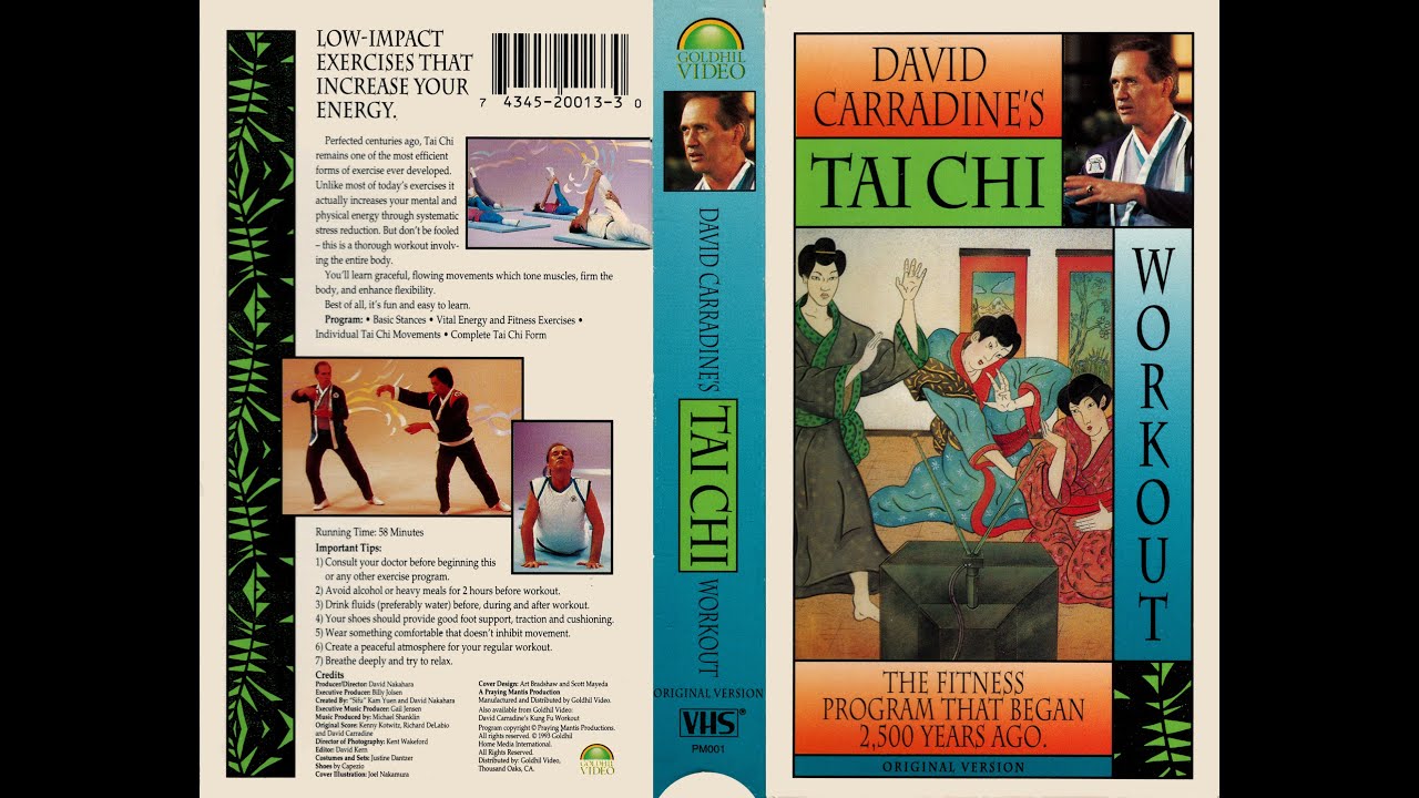 David Caradine's - Tai Chi Workout (Original Version) - YouTube