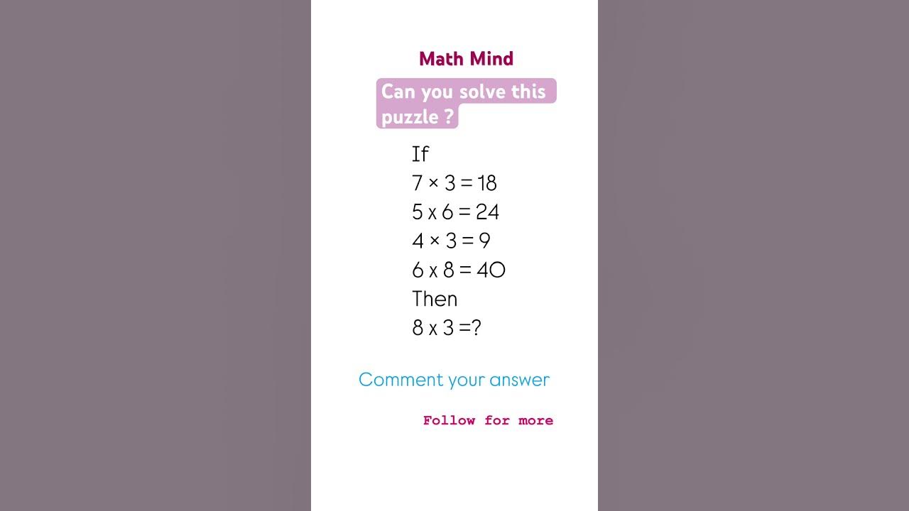 Maths fun math puzzle | math hacks and tricks | math choose any number magic trick #maths # ...
