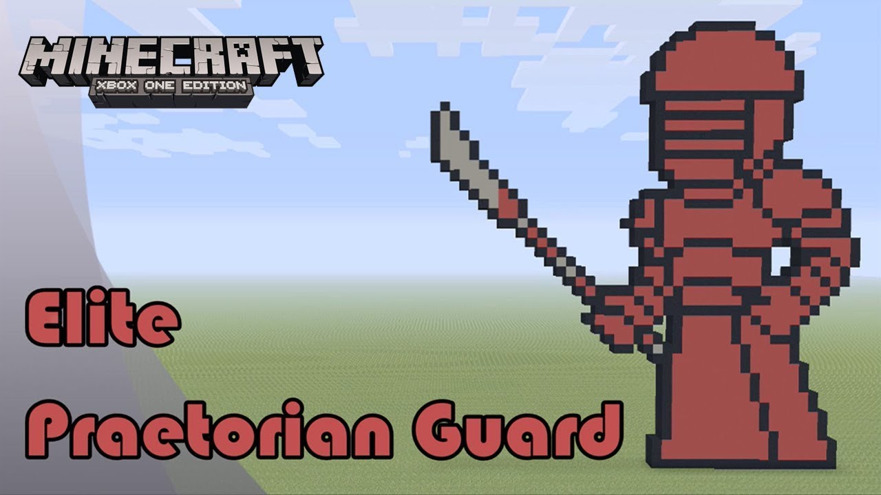 Minecraft: Pixel Art Tutorial and Showcase: Elite Praetorian Guard ...