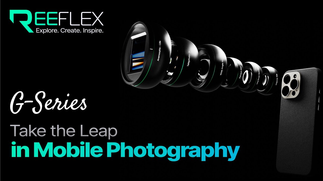 Welcome to the Future of Mobile Photography | REEFLEX G-Series Lenses & Filters - YouTube