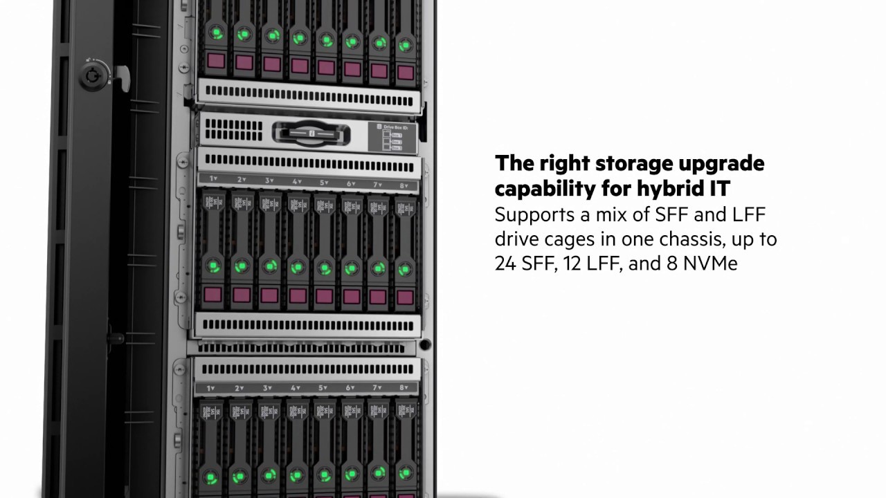 HPE ProLiant ML350 Gen10 Server Hardware Tour - YouTube