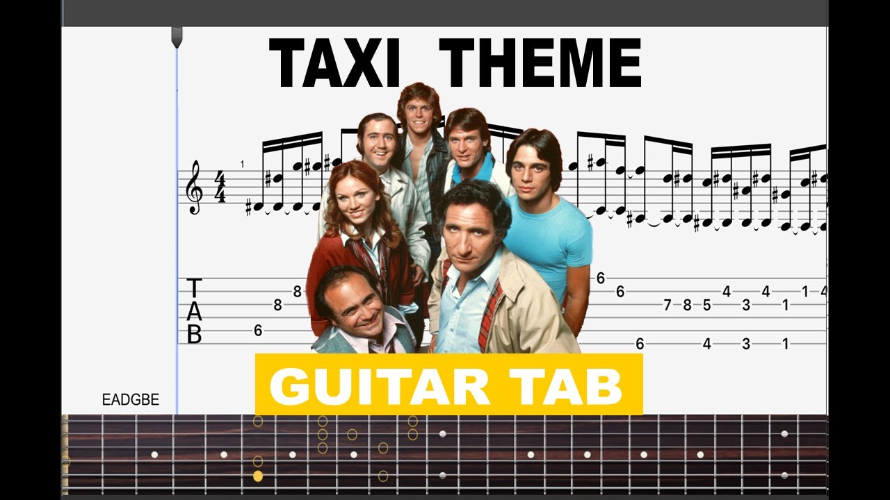 Taxi Theme (TV Show) - Fingerstyle Guitar Tab - YouTube