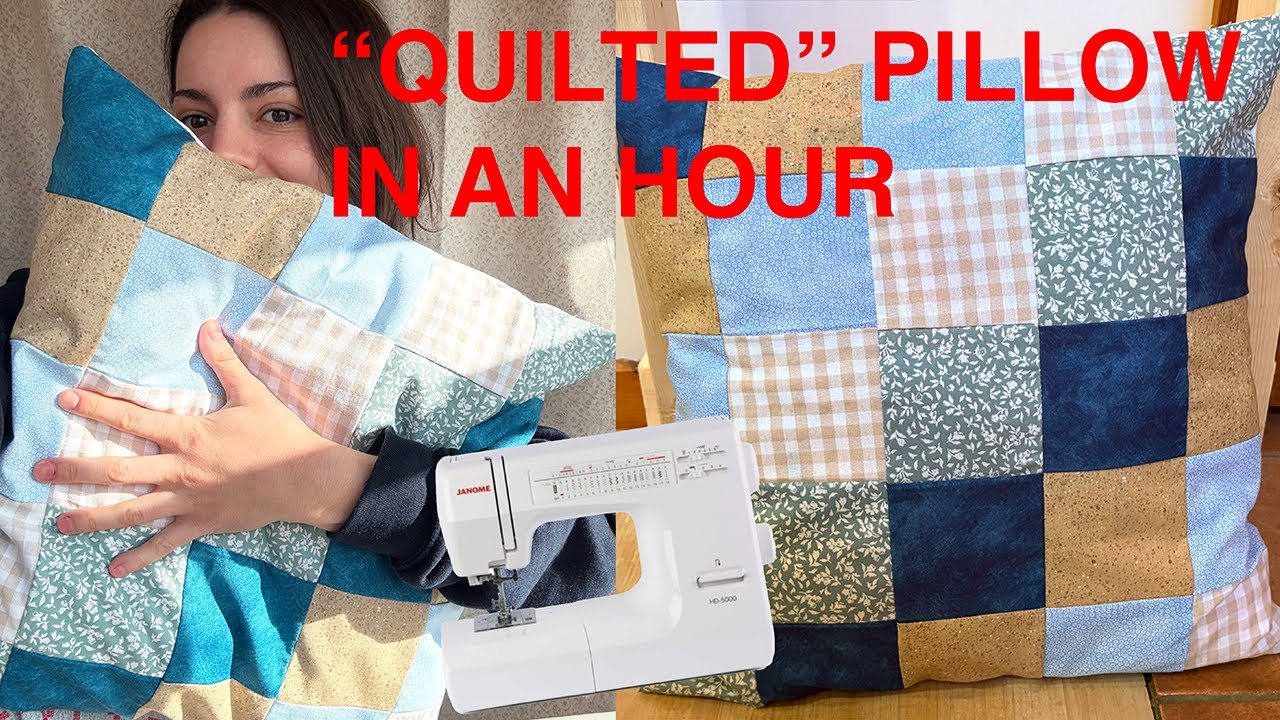 Fast & Easy Quilted Pillowcase Sewing Tutorial | Start To Finish ...