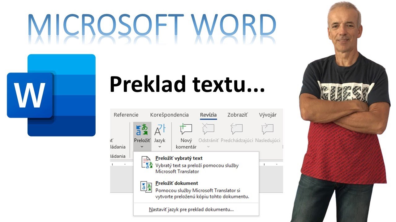 MICROSOFT WORD - Preklad textu z angličtiny do slovenčiny - YouTube