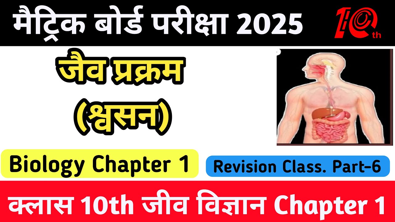 Class 10th Biology Chapter 1 Most Important Class || life processes ...