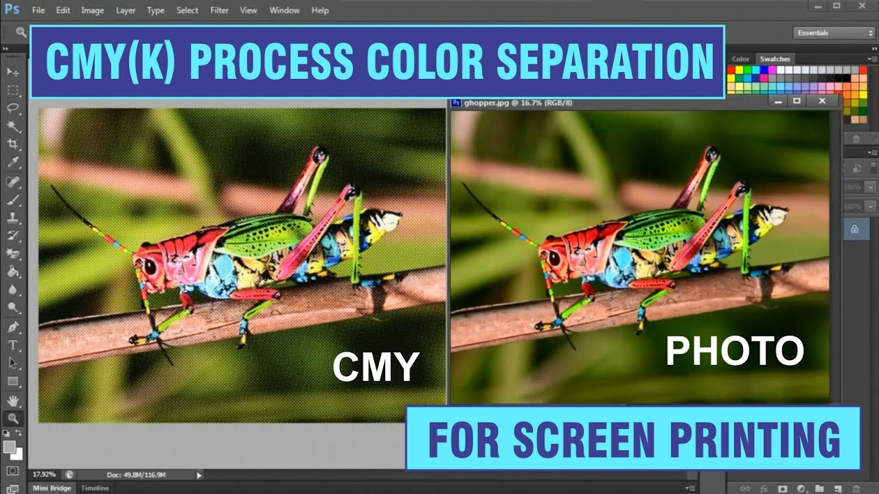 Quickest & Easiest | CMY Color Separation Trick | Photoshop | Screen ...