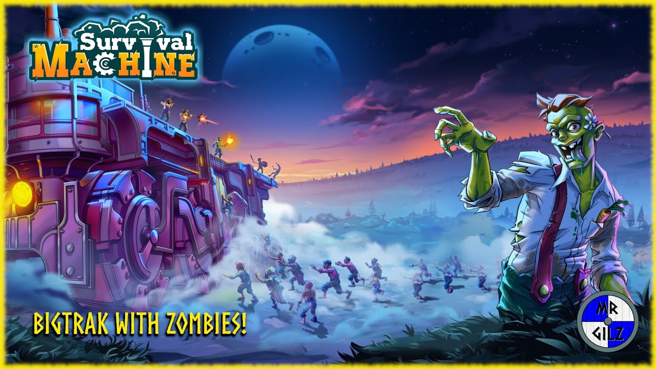 Survive Against Zombies On A giant Machine In This Low Poly Survival ...