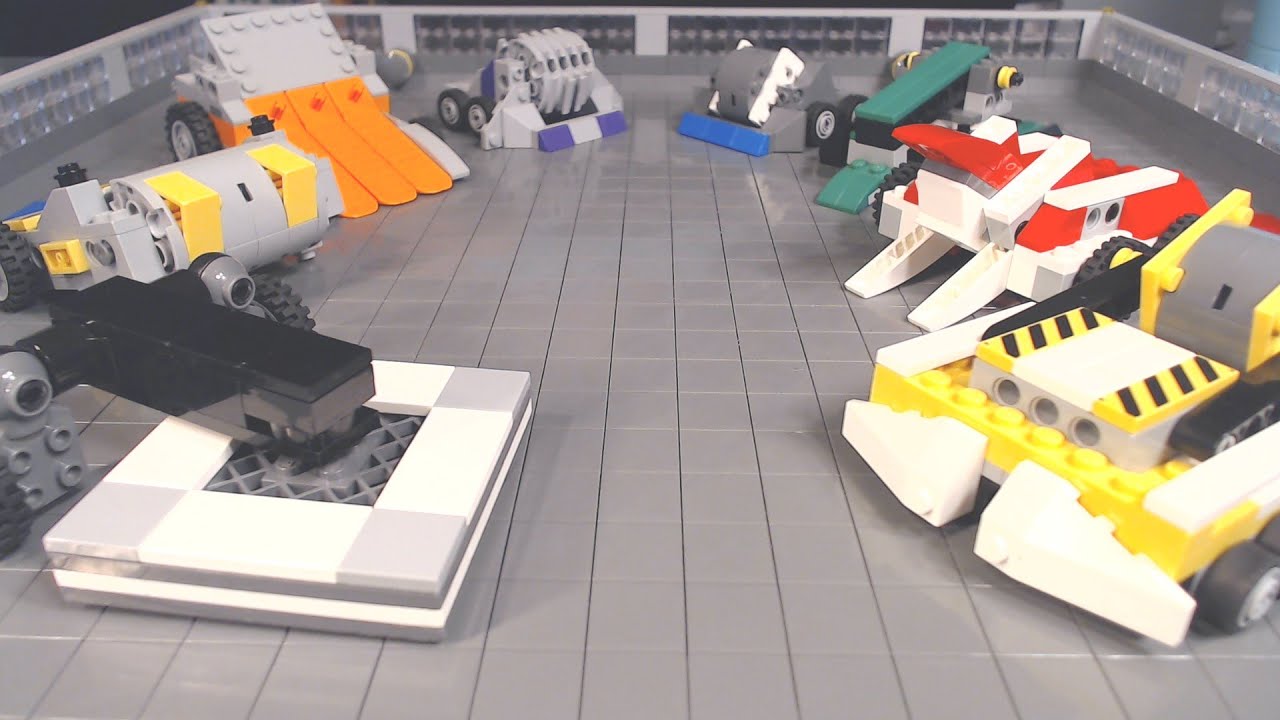 Lego Battlebots Custom Fight Night Special: Blue Flame vs Purple Storm ...