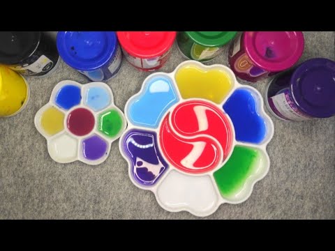Baby Blue VS Colors..Satisfying Color mixing 🎨 #satisfying #colormixing ...