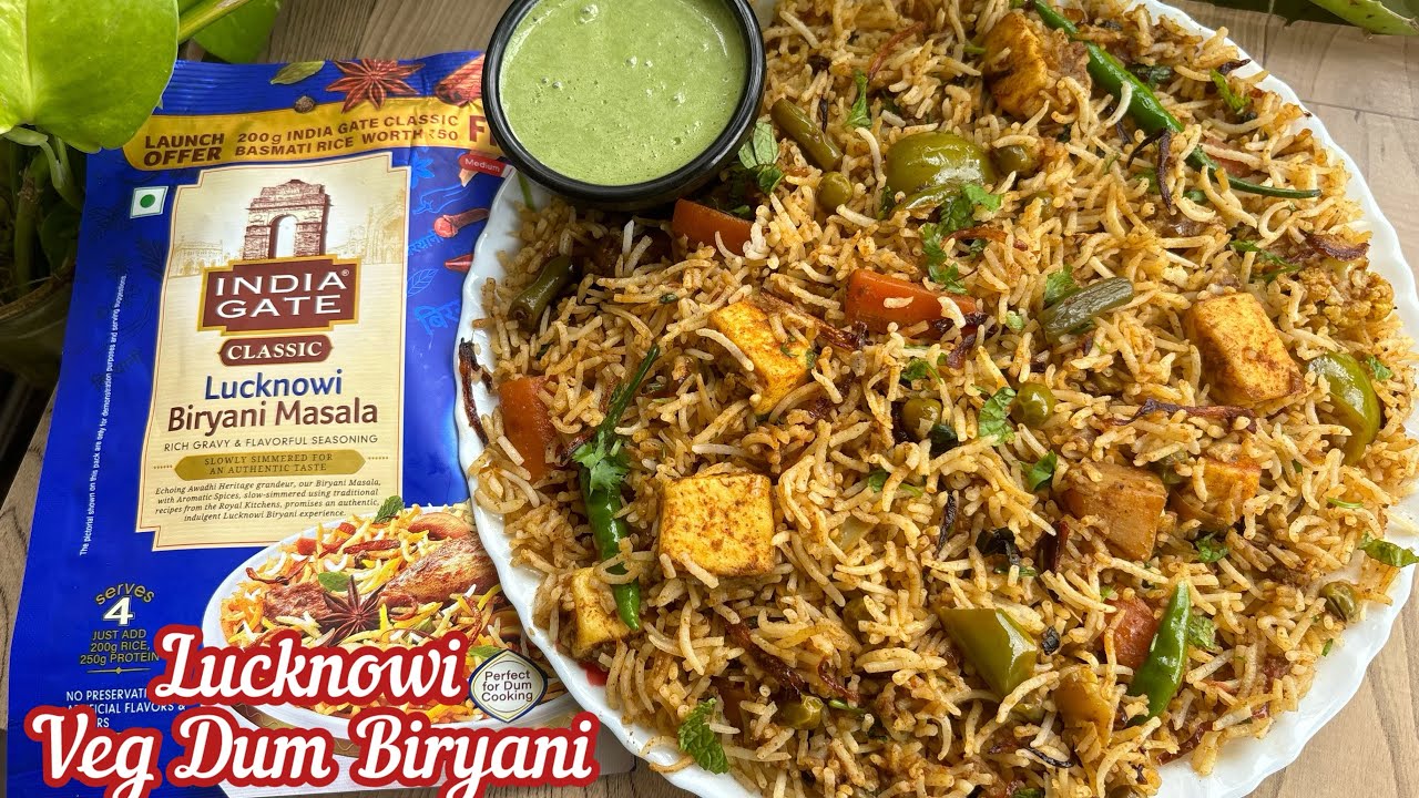 India Gate Lucknowi Biryani Masala | India Gate Lucknowi Biryani Recipe ...