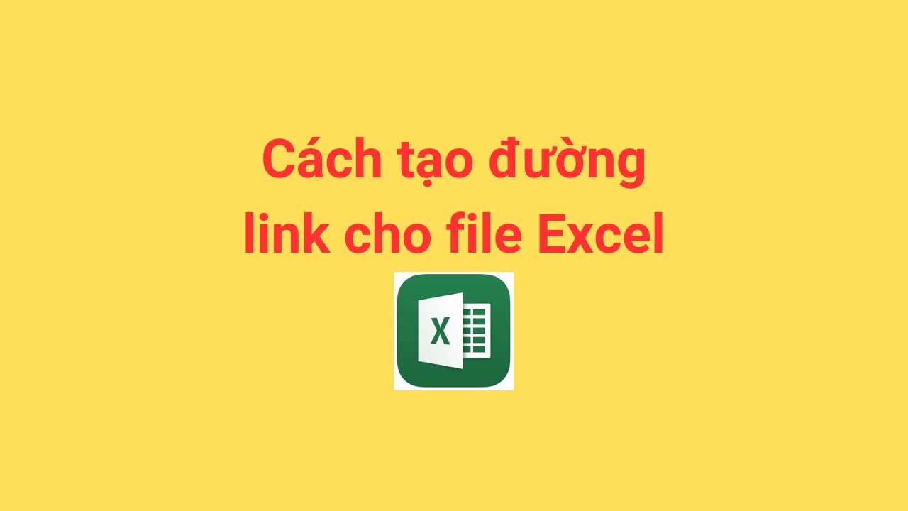 Cách tạo đường link cho file Excel - YouTube