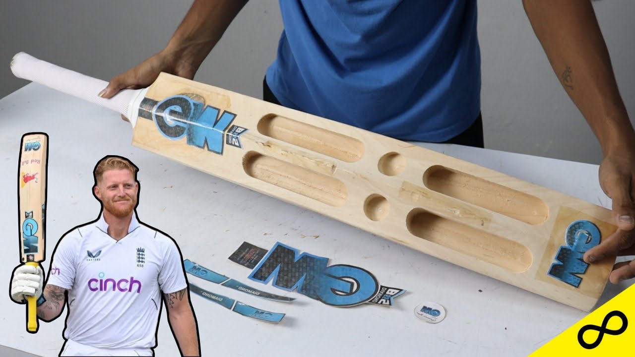 अपने new Bat के लिए GM के Stickers बना दिये | Vikas K Idea - YouTube