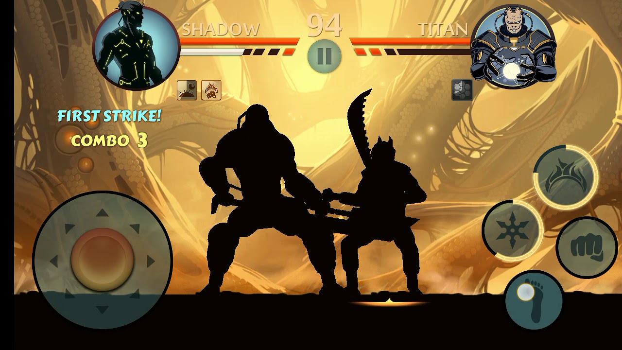 shadow fight 2 when i try to defeat (titan) - YouTube