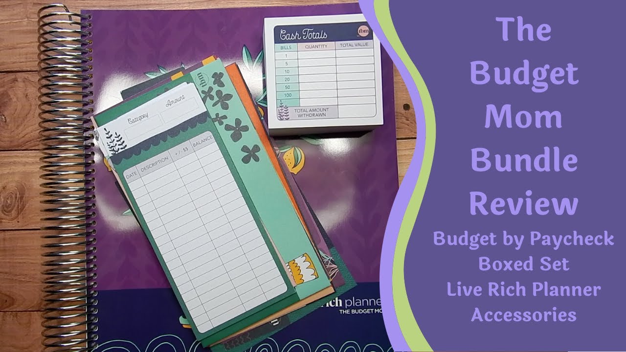 The Budget Mom Review - Budget by Paycheck Boxed Set, Live Rich Planner ...