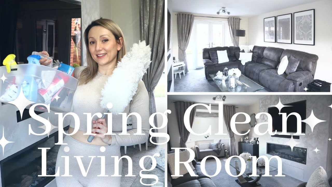 Living Room Spring Deep Clean | Spring Clean Checklist - Clean With Me ...