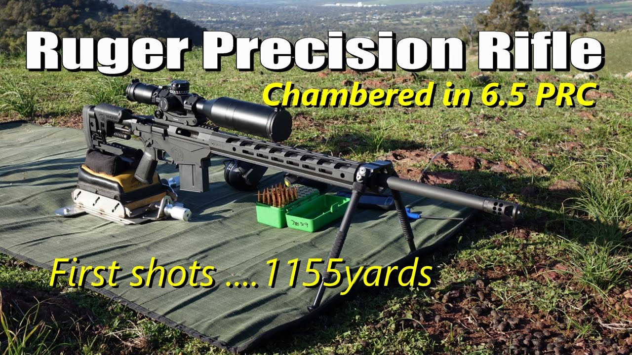 Ruger Precision Rifle in 6.5PRC, first shots - YouTube