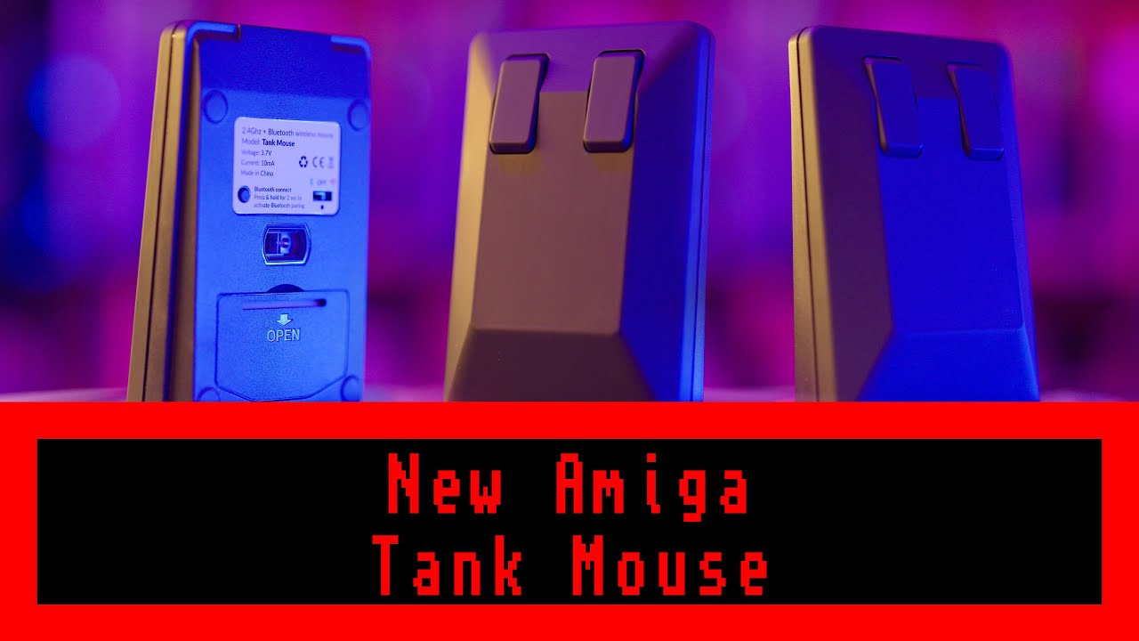 FIRST LOOK: New Wireless Commodore Amiga Tank Mouse - YouTube
