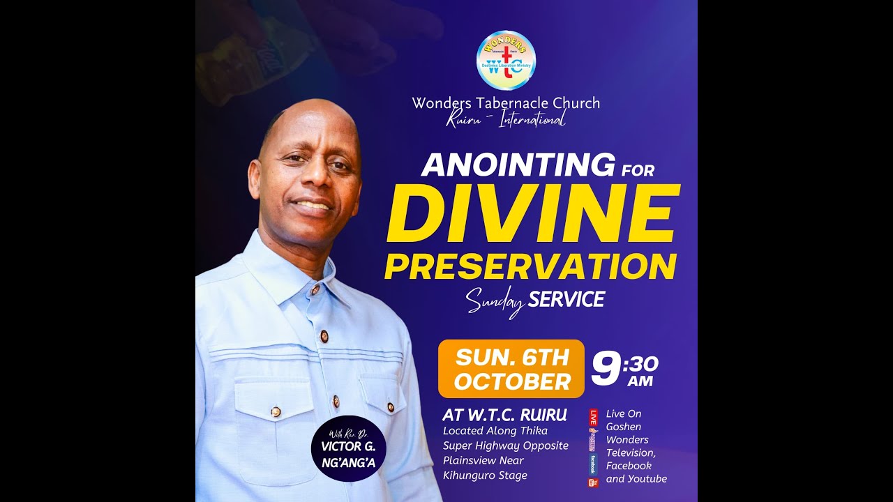 ANOINTING FOR DIVINE PRESERVATION SUNDAY SERVICE || 6TH OCTOBER 2024 ...