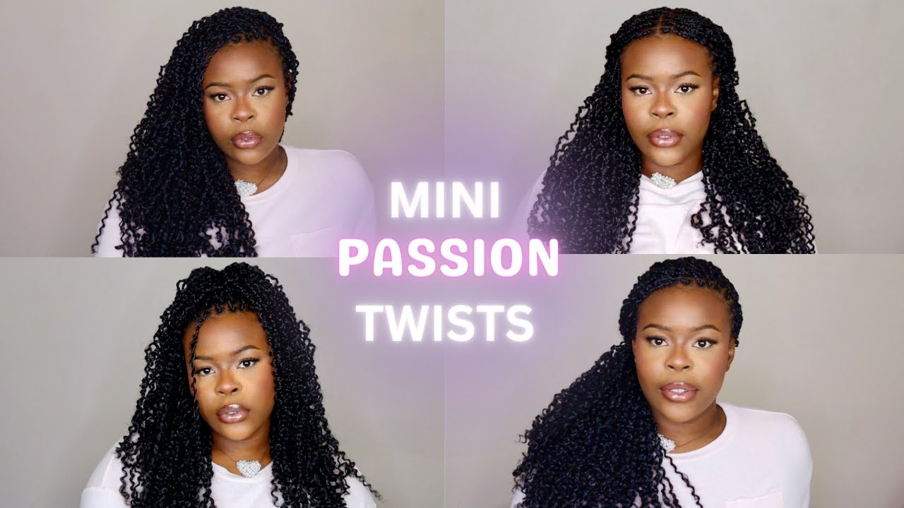 Mini Passion Twist Tutorial On Type 4 Hair Very Beginner Friendly