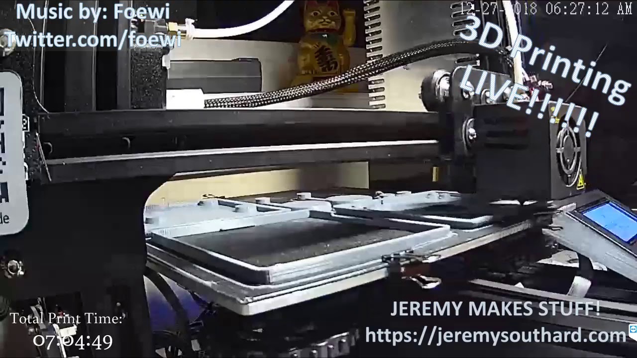3D Printer Live Stream - YouTube