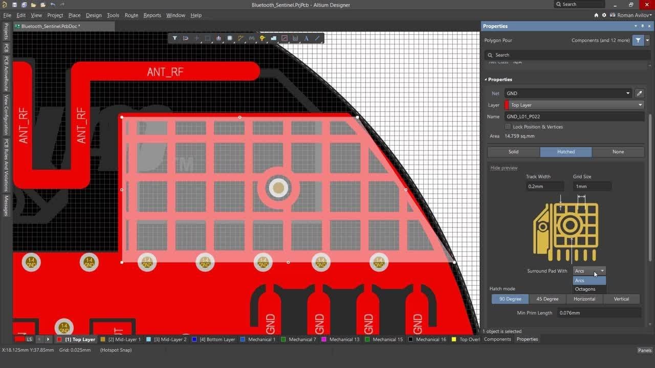 How To Change Polygon Types In Altium Designer PCB Layout YouTube