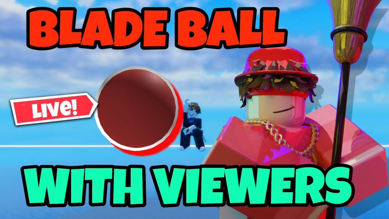 (LIVE) PLAYING BLADE BALL WITH FRIENDS! - YouTube