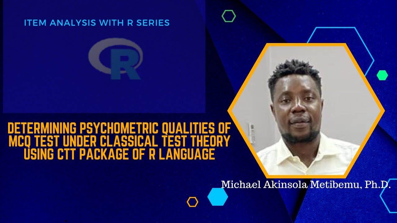 How to determine item statistics of multiple choice test under ...