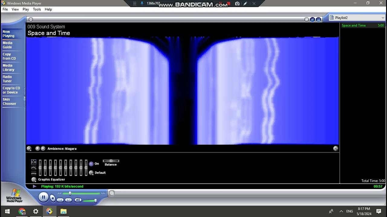 ambience visualizations of windows media player 8 - YouTube