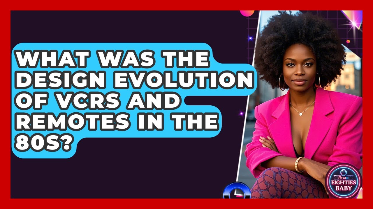 What Was The Design Evolution Of VCRs And Remotes In The 80s? - I'm an ...