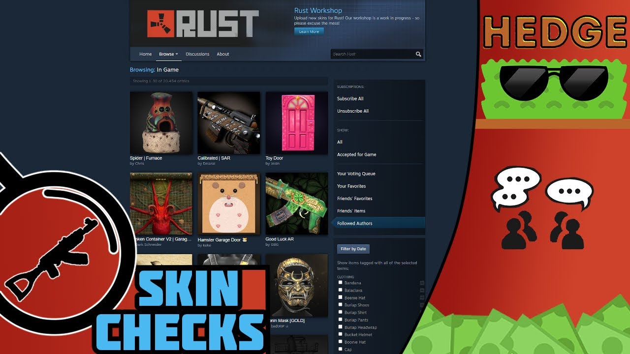 Rust Workshop Skin Checks (September 12) - YouTube