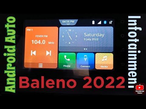 How to Connect Android Auto in Baleno 2022, Balneo 2022 Infotainment ...