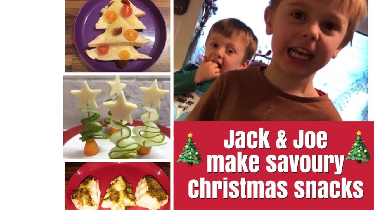 Savoury festive snacks for kids | healthy kids Christmas snacks - YouTube