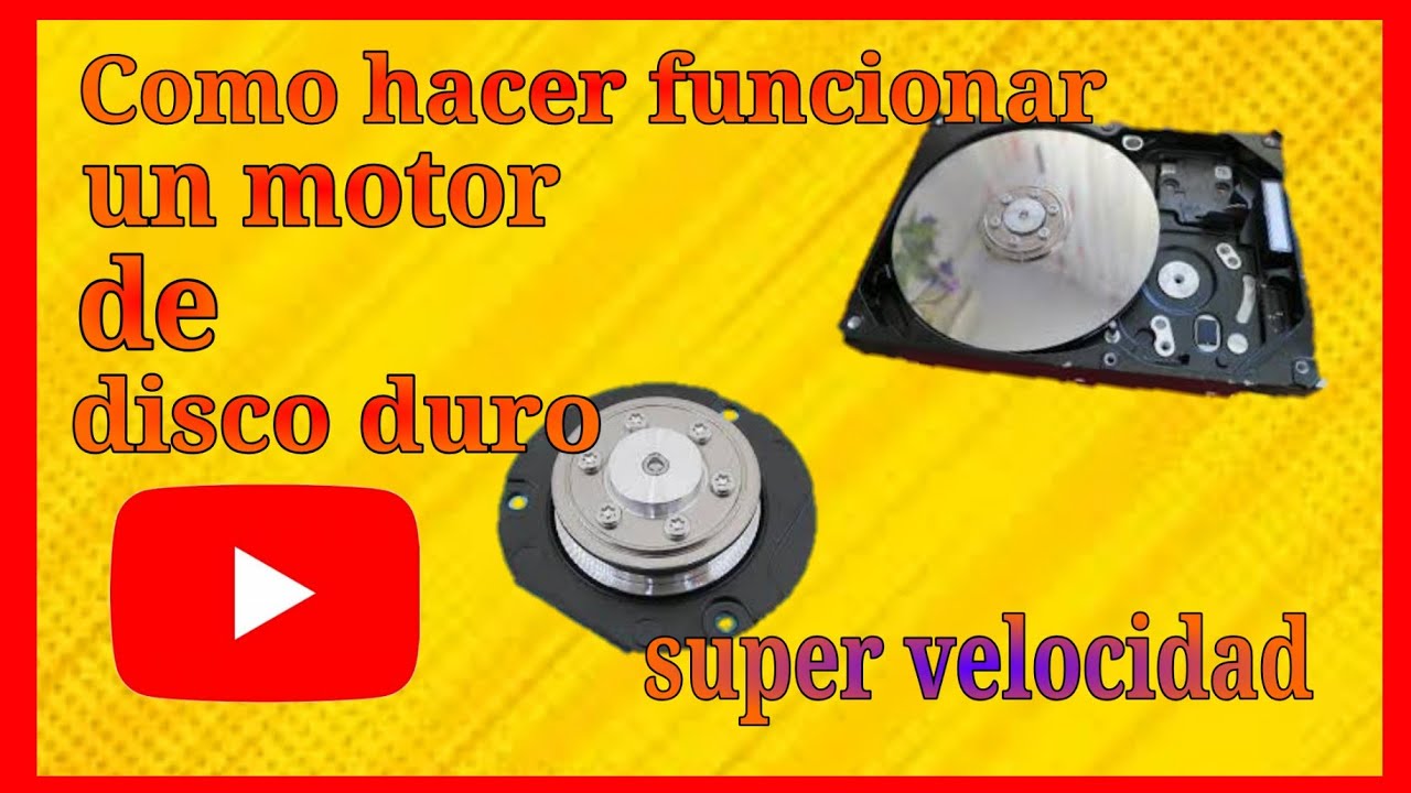Como hacer funcionar un motor de disco duro circuito muy facil 2022 ...