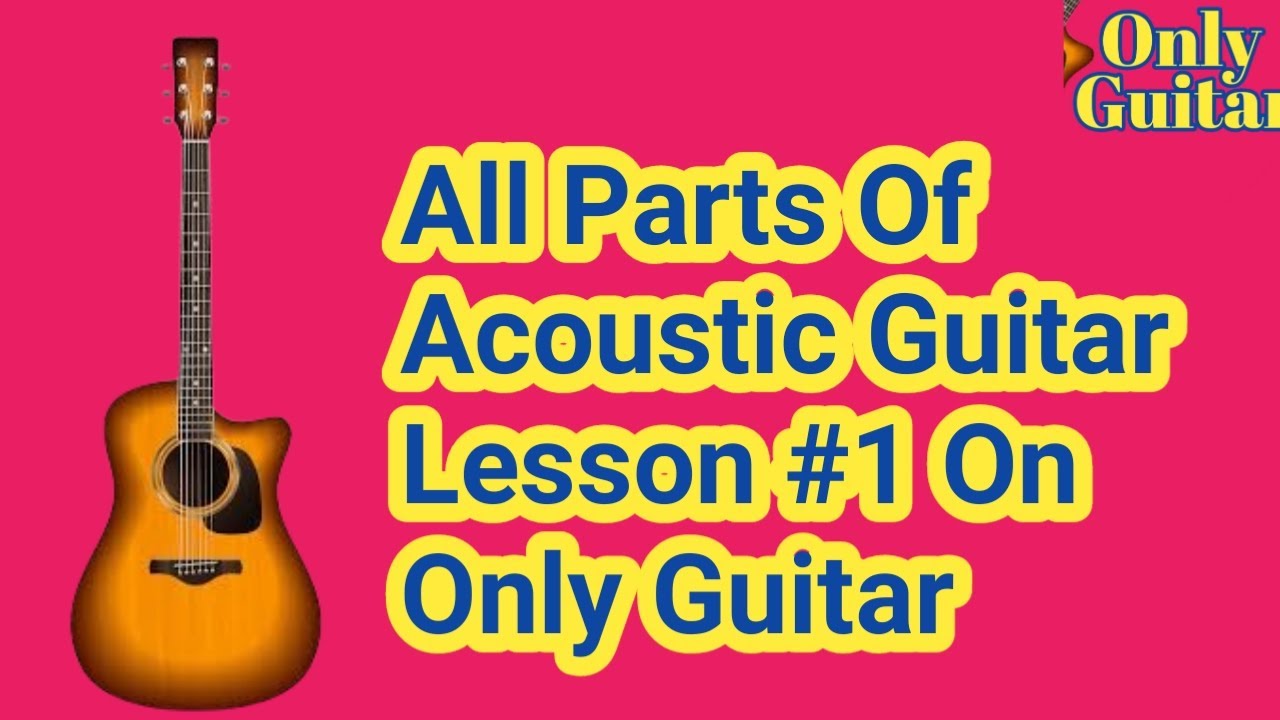 Lesson 1 : Beginner's Guitar Lesson | Introduction to Acostic Guitar 🎸 ...