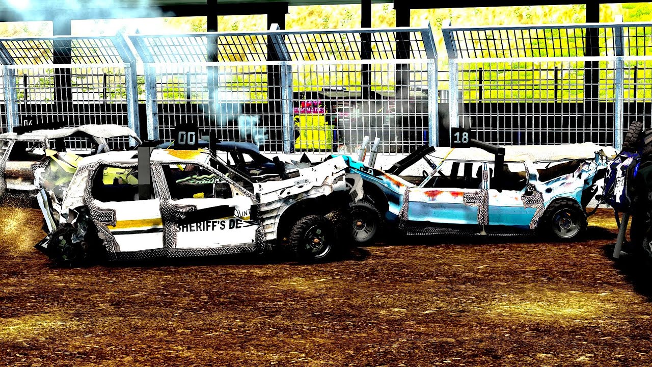 BeamNG Demolition Derby (Fullsize Light Weld) - YouTube