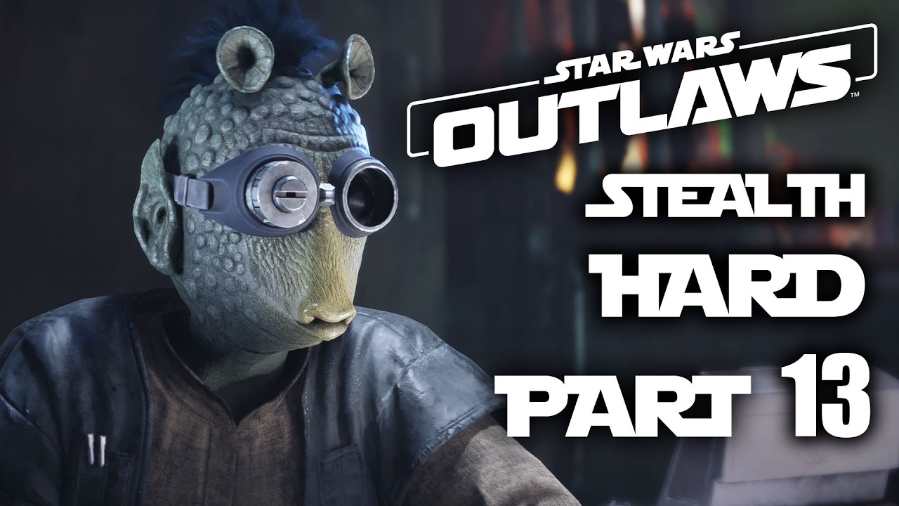 GEDEEK – STAR WARS OUTLAWS Stealth Hard Gameplay Walkthrough Part 13 ...