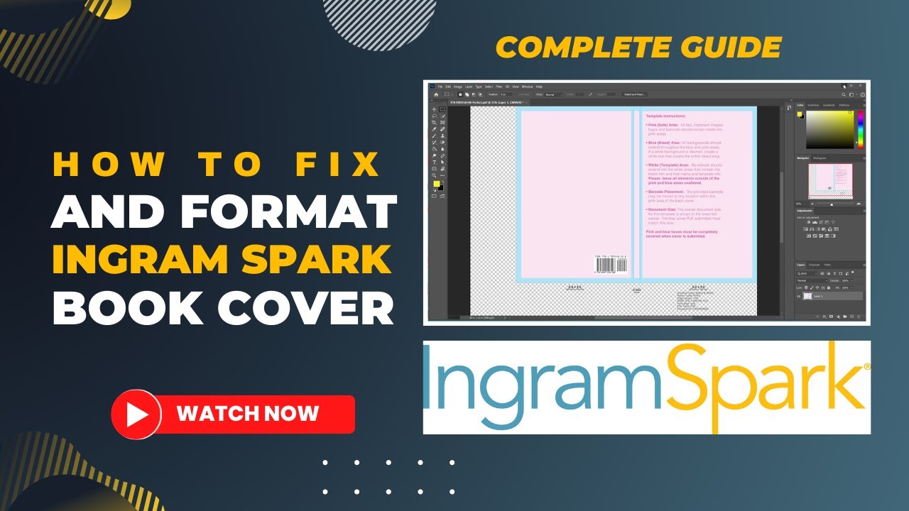How to fix Ingram Spark Cover | How to Use the Ingram Spark Generated ...